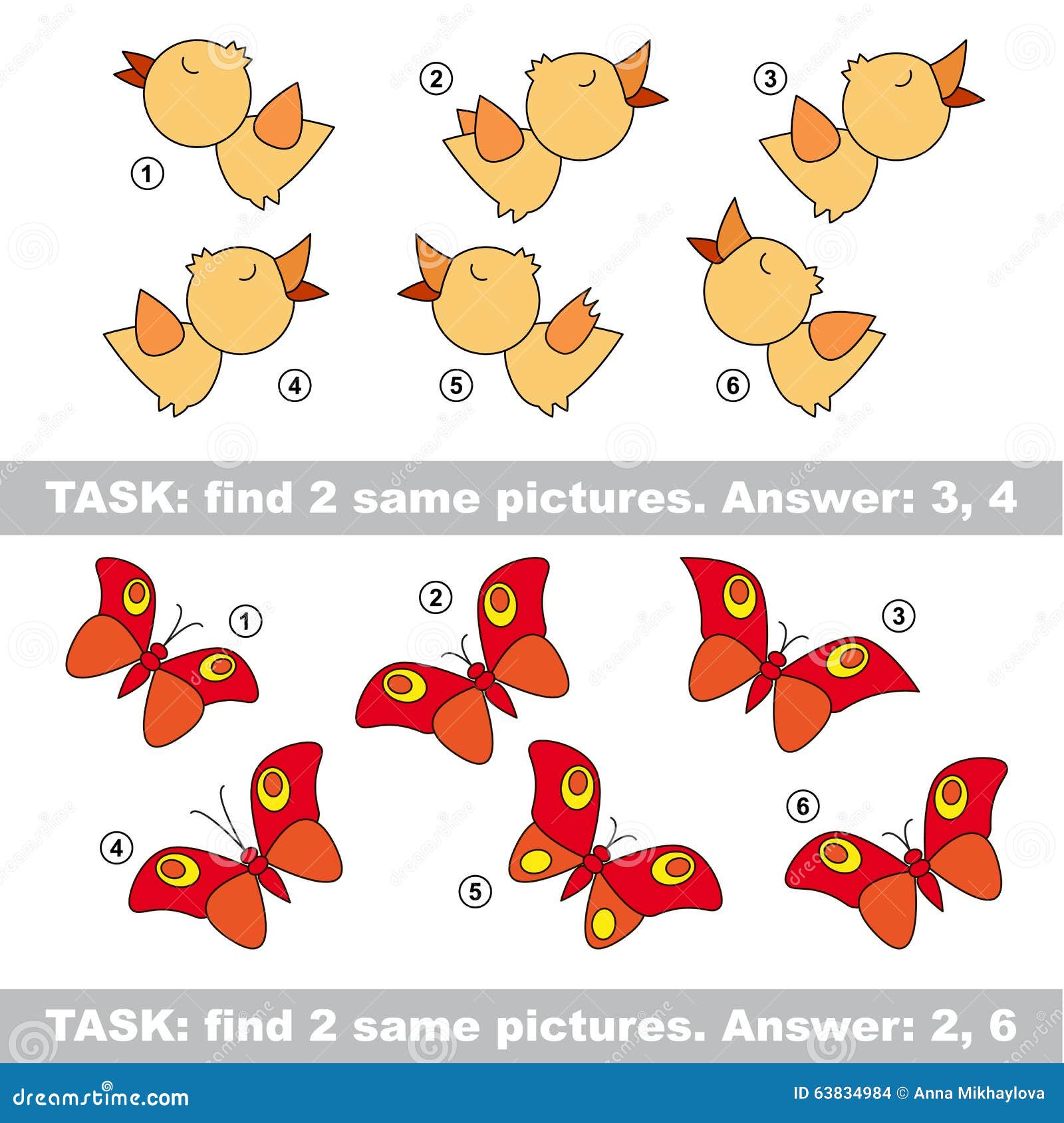 Find Bird That Looks In Other Direction, Springs Education Puzzle Game ...