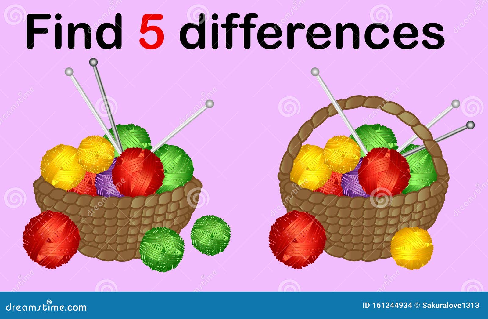 Visual Game for Kid Education. Simple Level of Difficulty. Easy ...