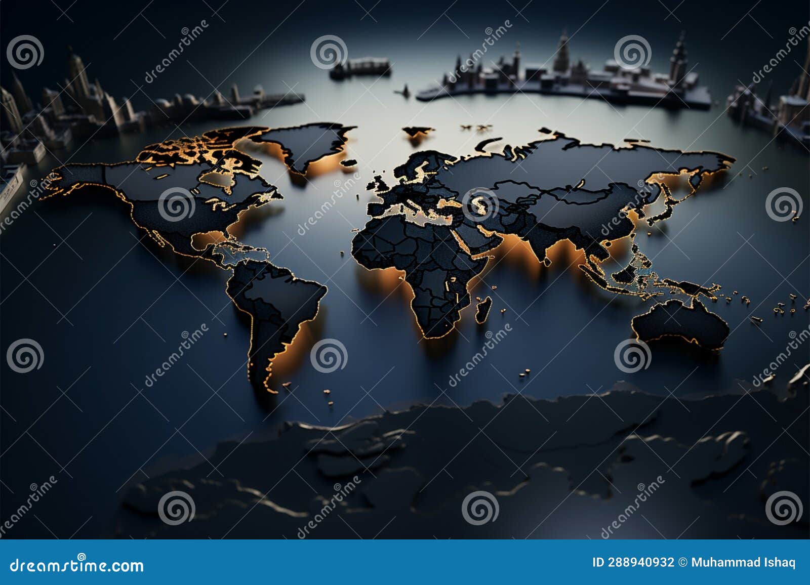 Visual Geography. Extruded 3D Map Showcases Dynamic World View ...