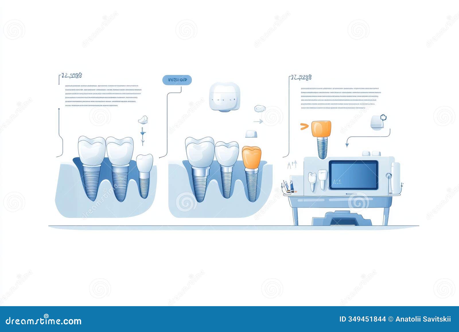 This Visual Guide Portrays the Step-by-step Dental Implant Process ...