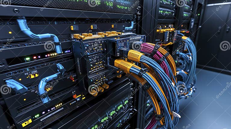 Visual Guide To Advanced Fiber Optic Infrastructure in High-tech Data ...