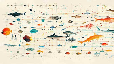 A Visual Guide To the Evolution of Fish Stock Illustration ...