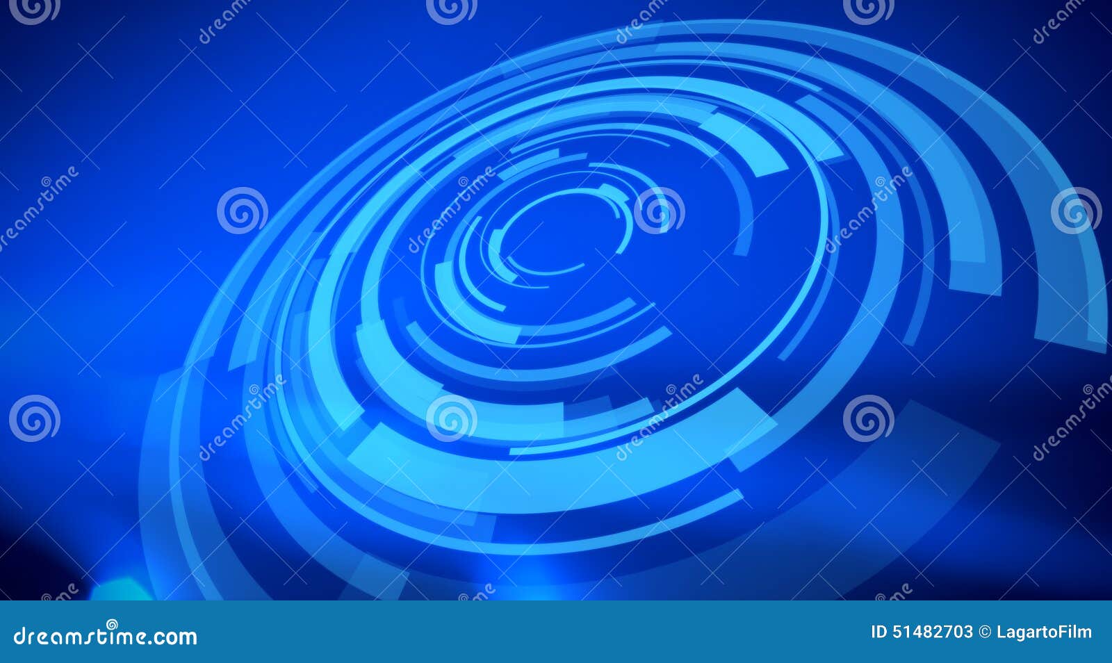 Visual Hud Graphics Abstract Blue Background Stock Illustration ...