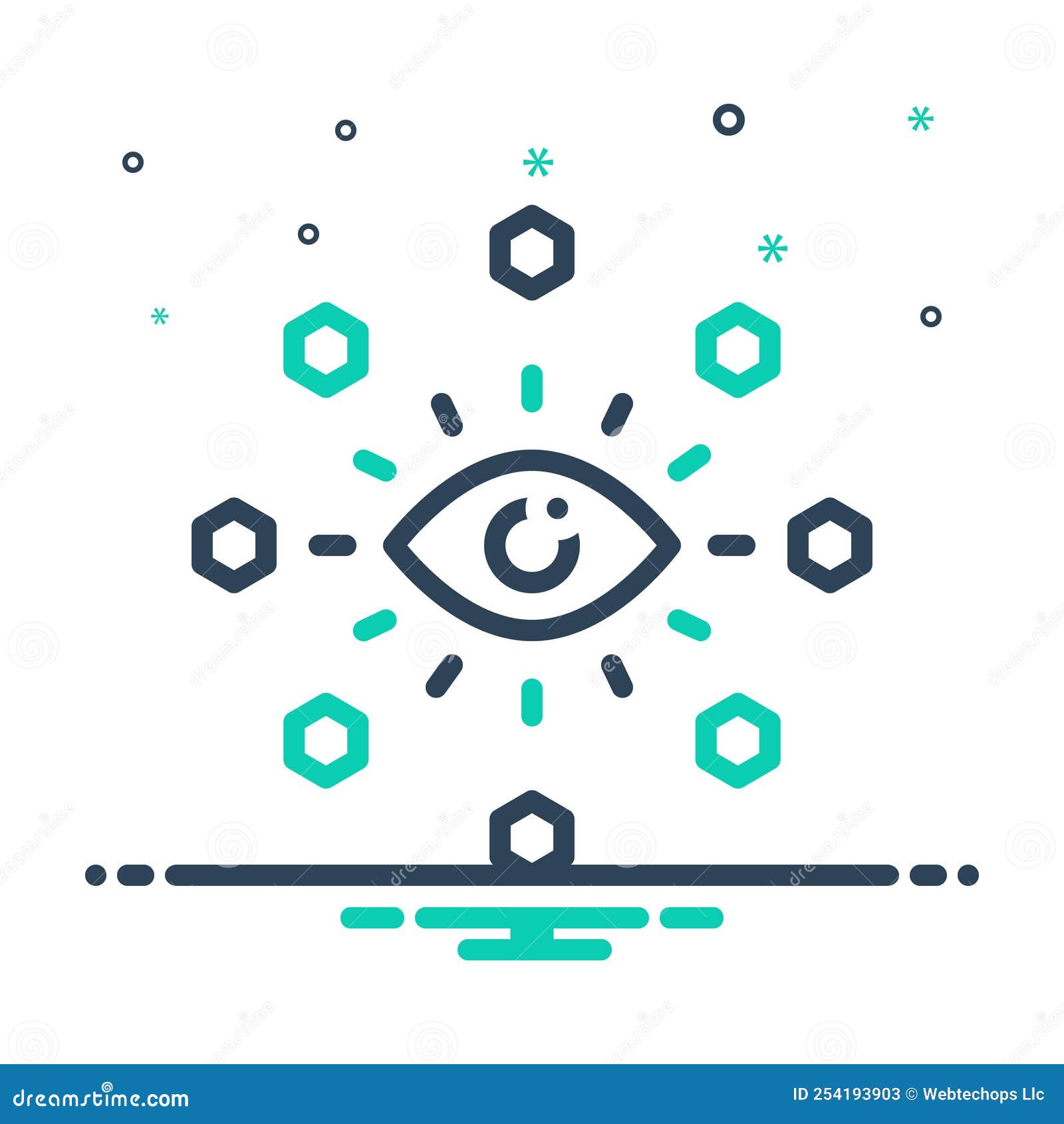 Mix Icon for Visual, Scene and Optical Stock Illustration ...