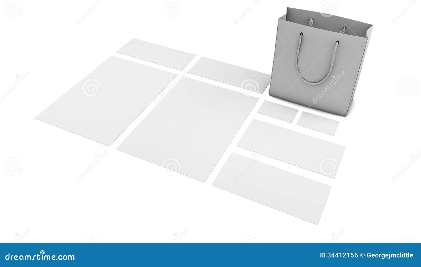 Visual identity template 1 stock illustration. Illustration of identity ...