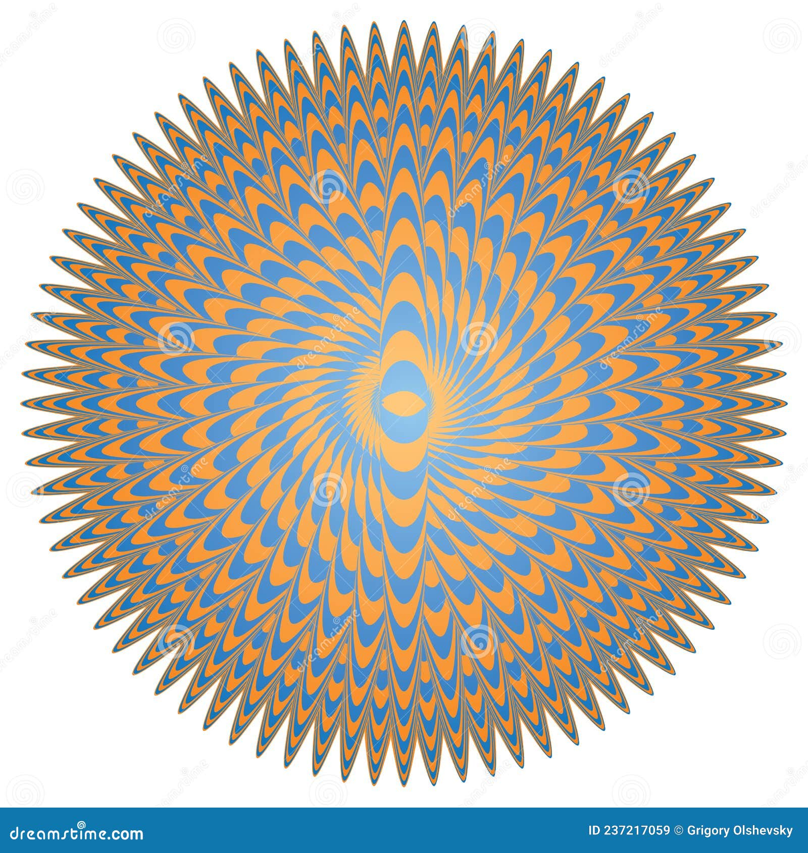 Visual Illusion of Rotation. Design Elemen Stock Vector - Illustration ...