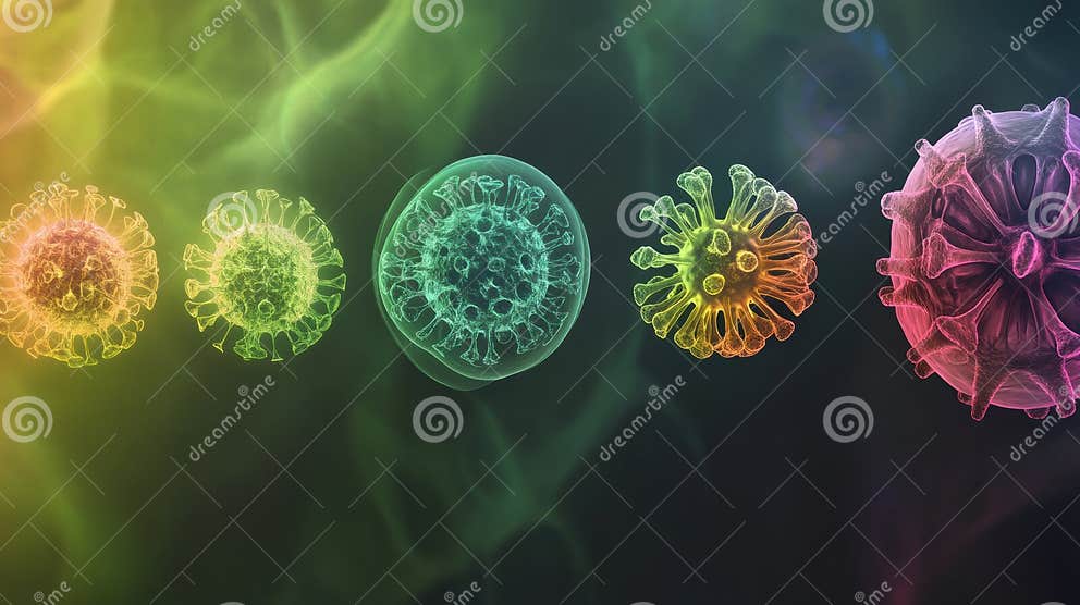 Progression of Virus Forms Showing Increasing Complexity and Structure ...
