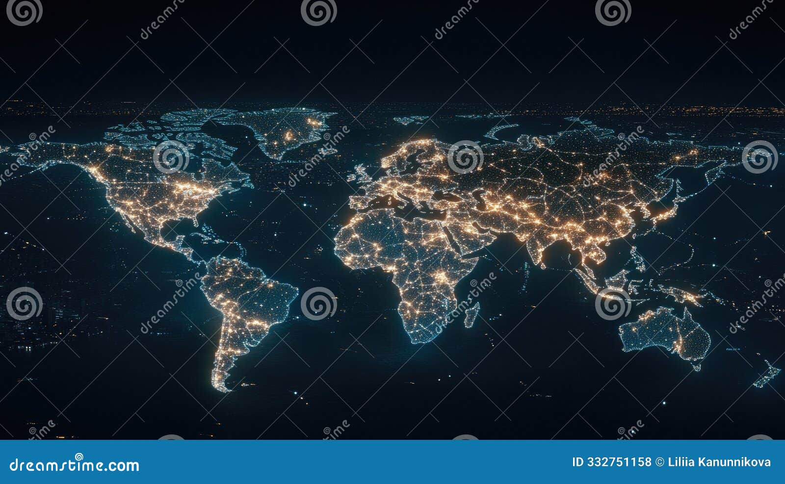 This Map Illustrates Major Global Transport Routes, Highlighting ...