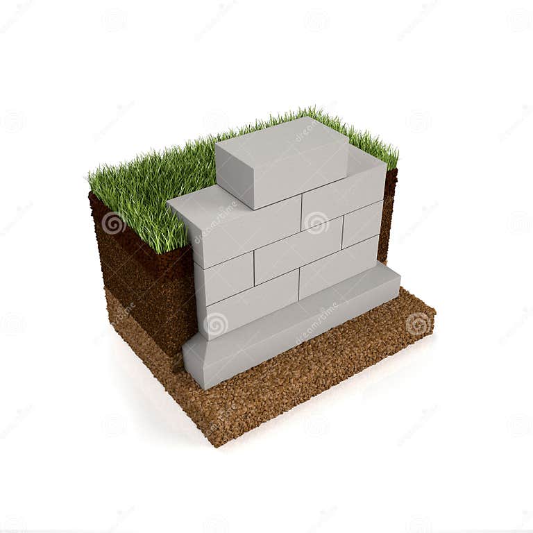 Visual Illustration of the Design of the Blocks Stock Illustration ...