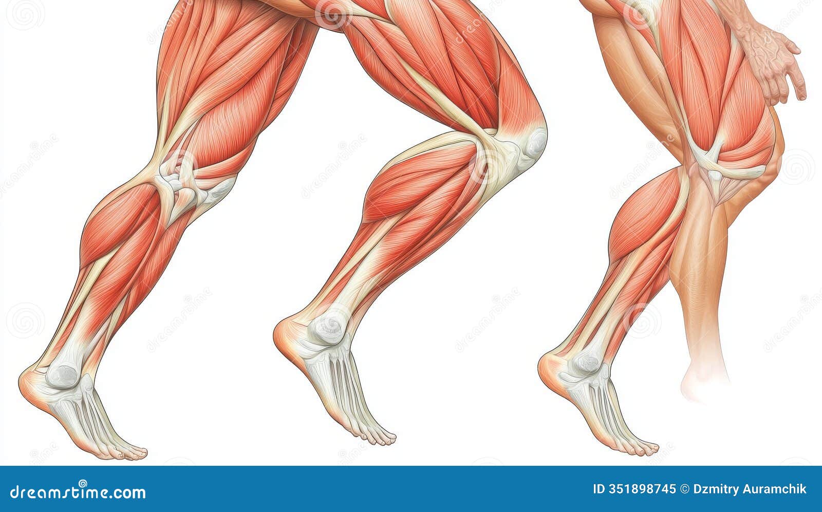 A Visual Illustration of Leg Muscles and Skeletal Structure ...