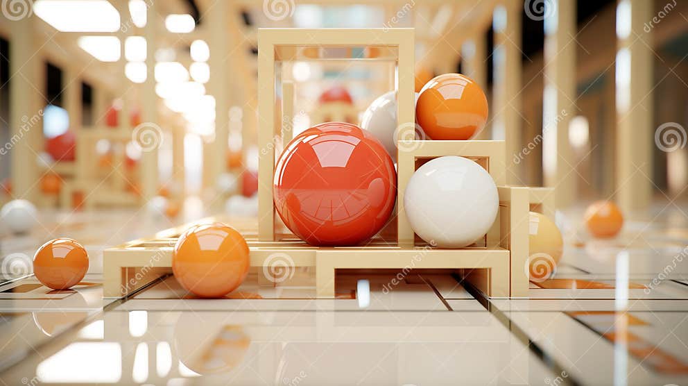 Visual Impact of Square, Triangle, and Circle Intersections Stock ...