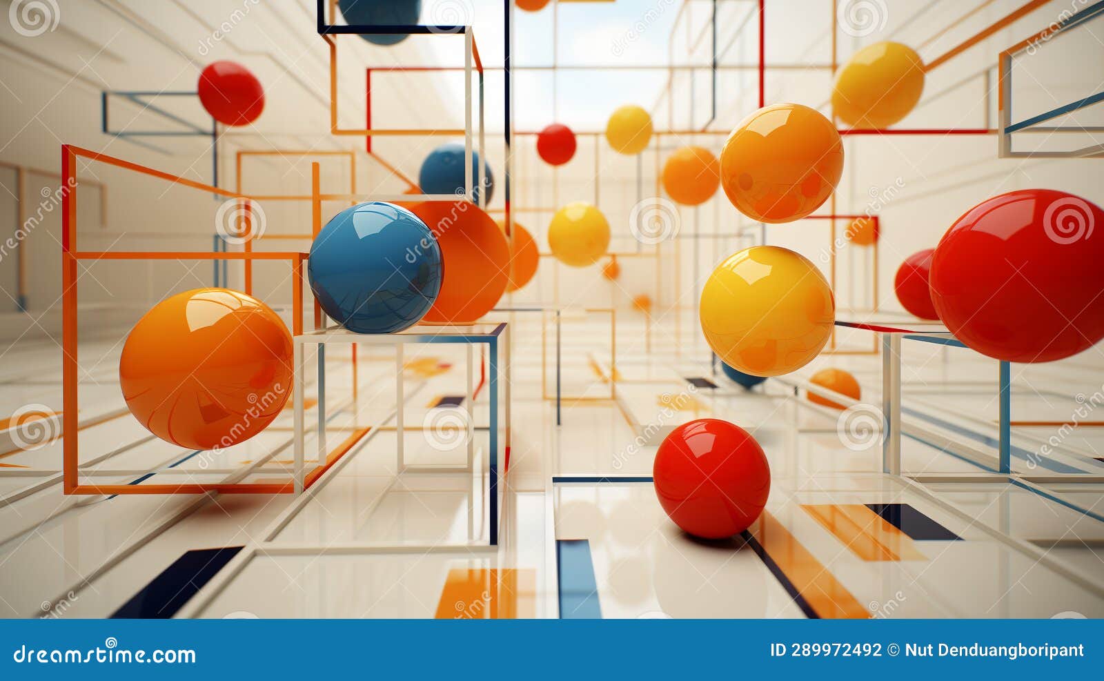 Visual Impact of Square, Triangle, and Circle Intersections Stock ...