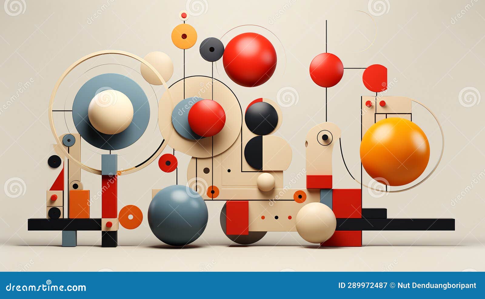 Visual Impact of Square, Triangle, and Circle Intersections Stock ...