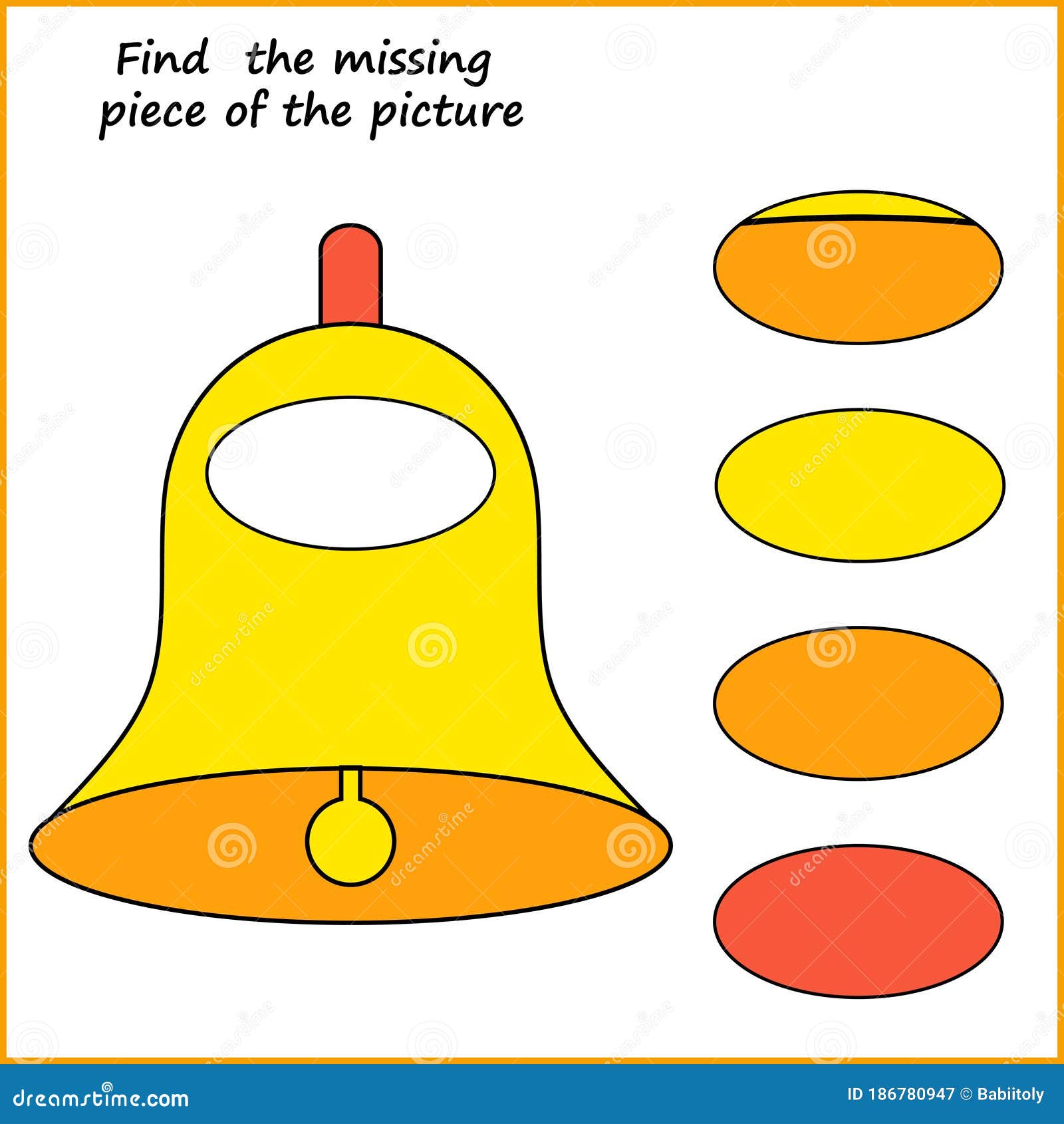 Visual Logic Puzzle: Puzzle Game for Kids. Worksheet for Children Stock ...