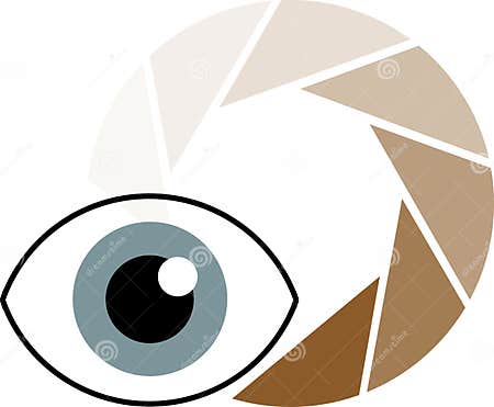 Visual logo stock vector. Illustration of illustrated - 12296635