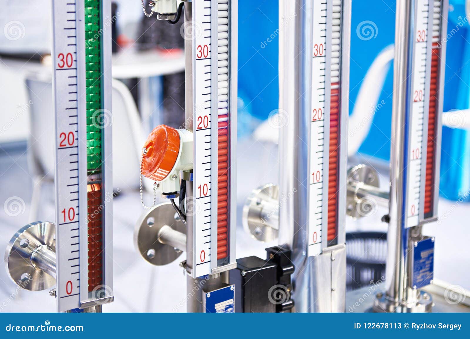 Visual Magnetic Level Indicators Stock Image - Image of indicator ...