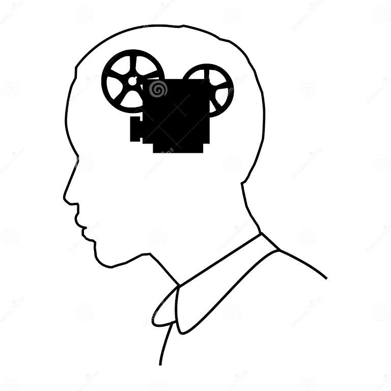 Visual memory stock illustration. Illustration of analyze - 22800655
