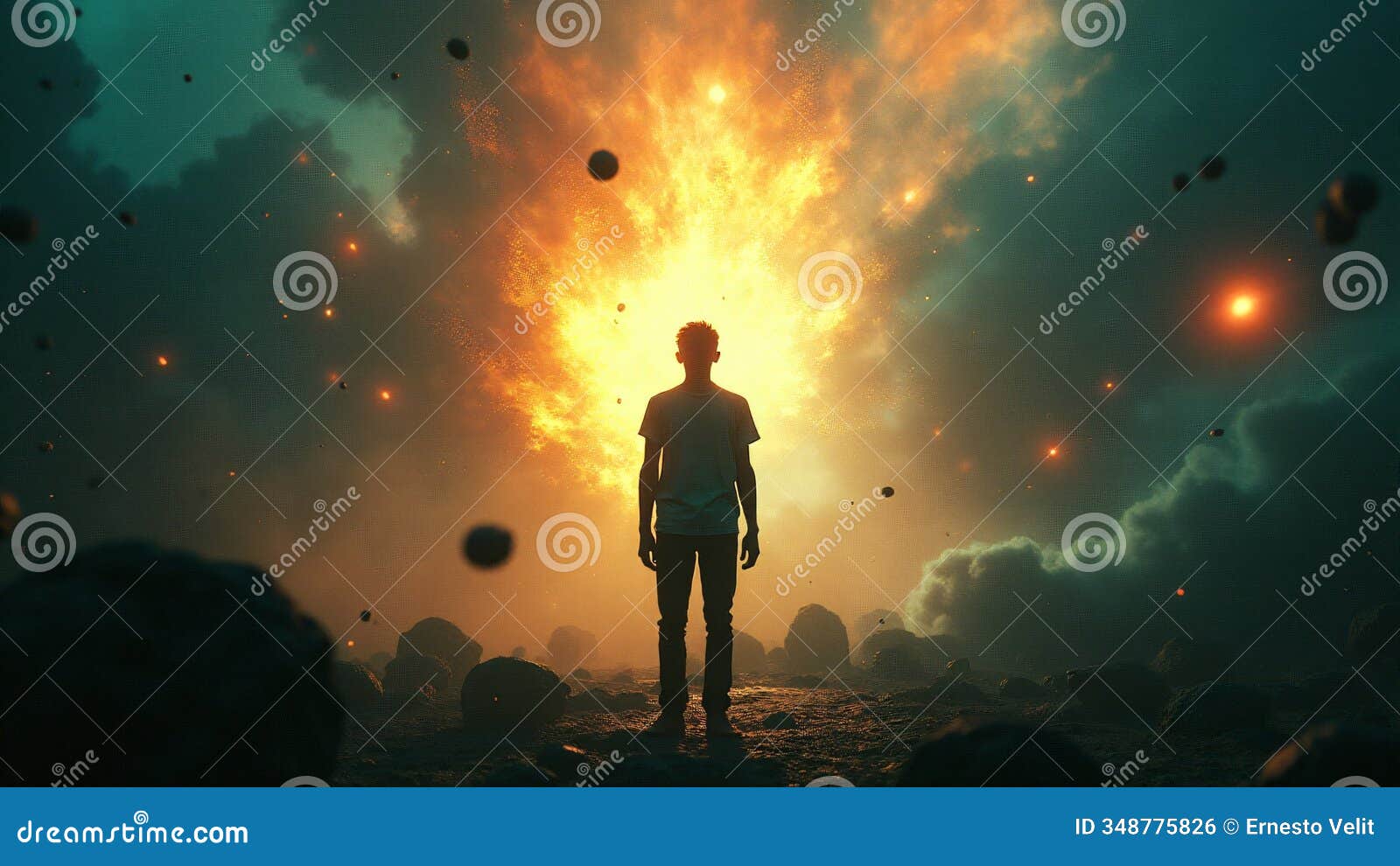 A Visual Metaphor for the Distorted Perception and Overwhelming Sensory ...