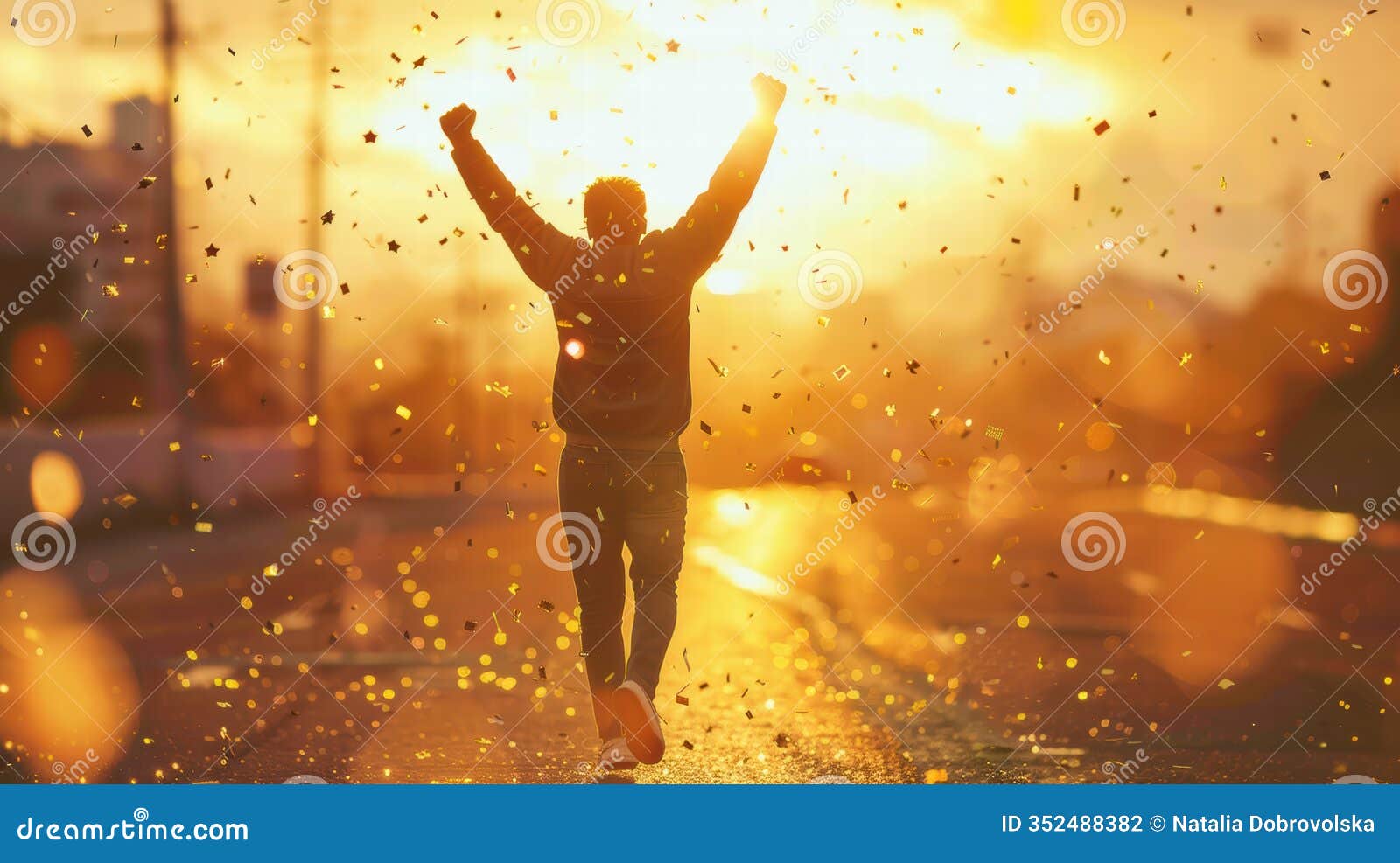 Visual Metaphor of Goal Setting and Achieving Excellence in Life and ...