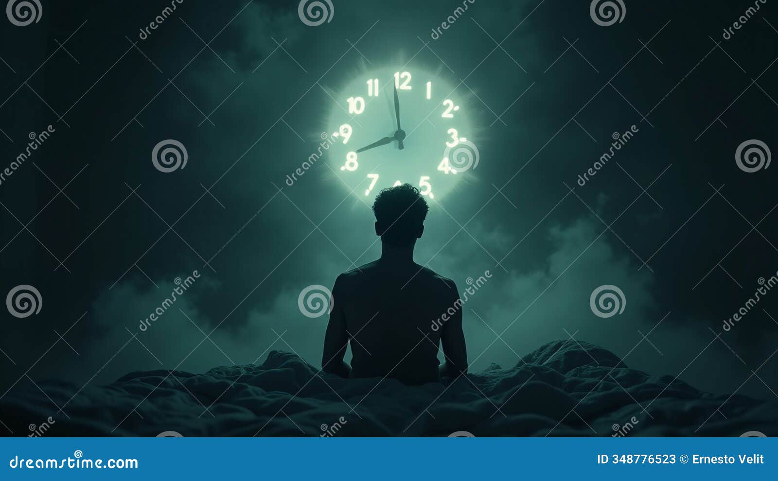 A Visual Metaphor for Insomnia S Struggle, Where Time Stretches on ...