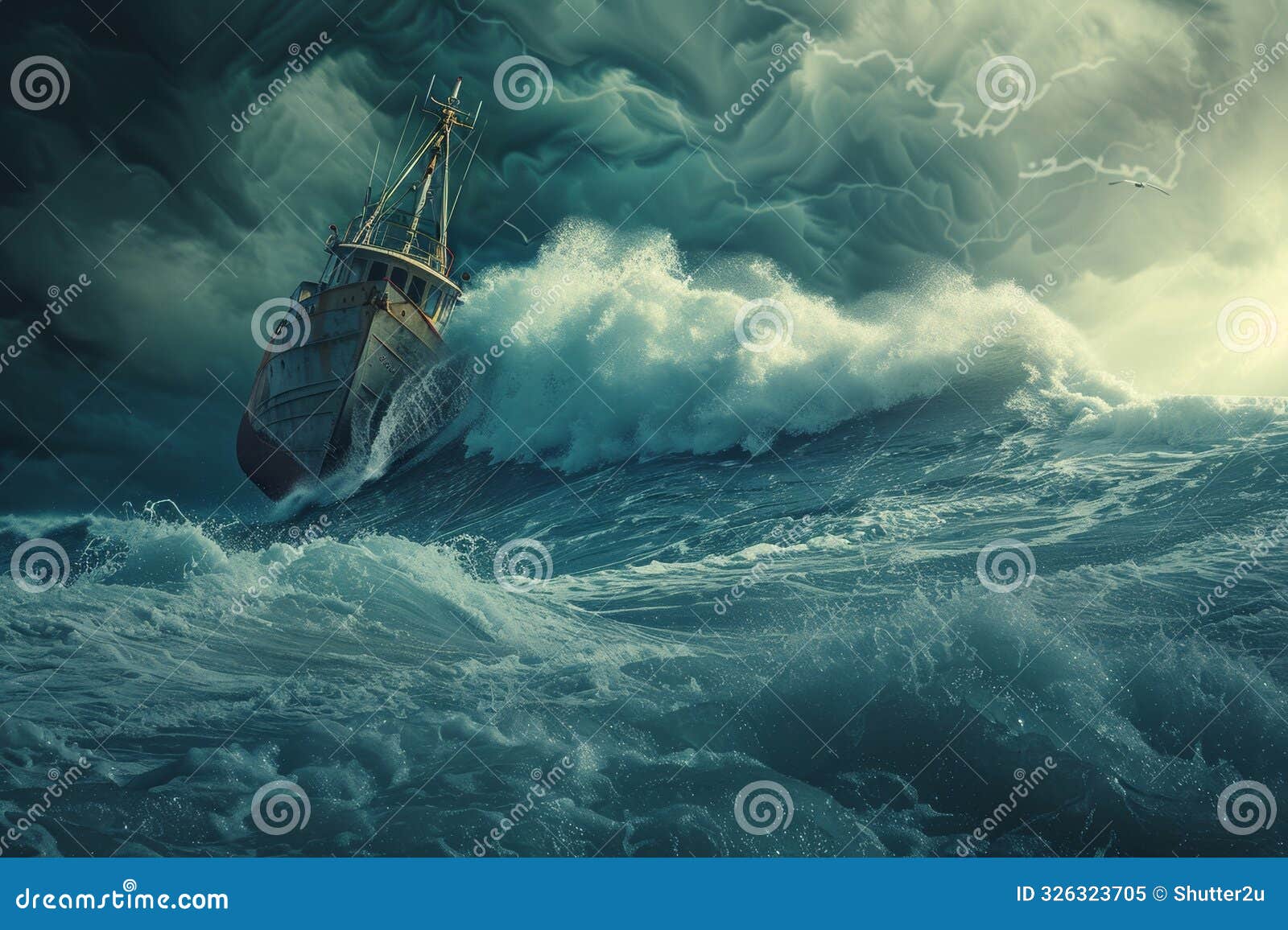 A Visual Metaphor of a Ship Riding High on a Wave that Then Crashes ...