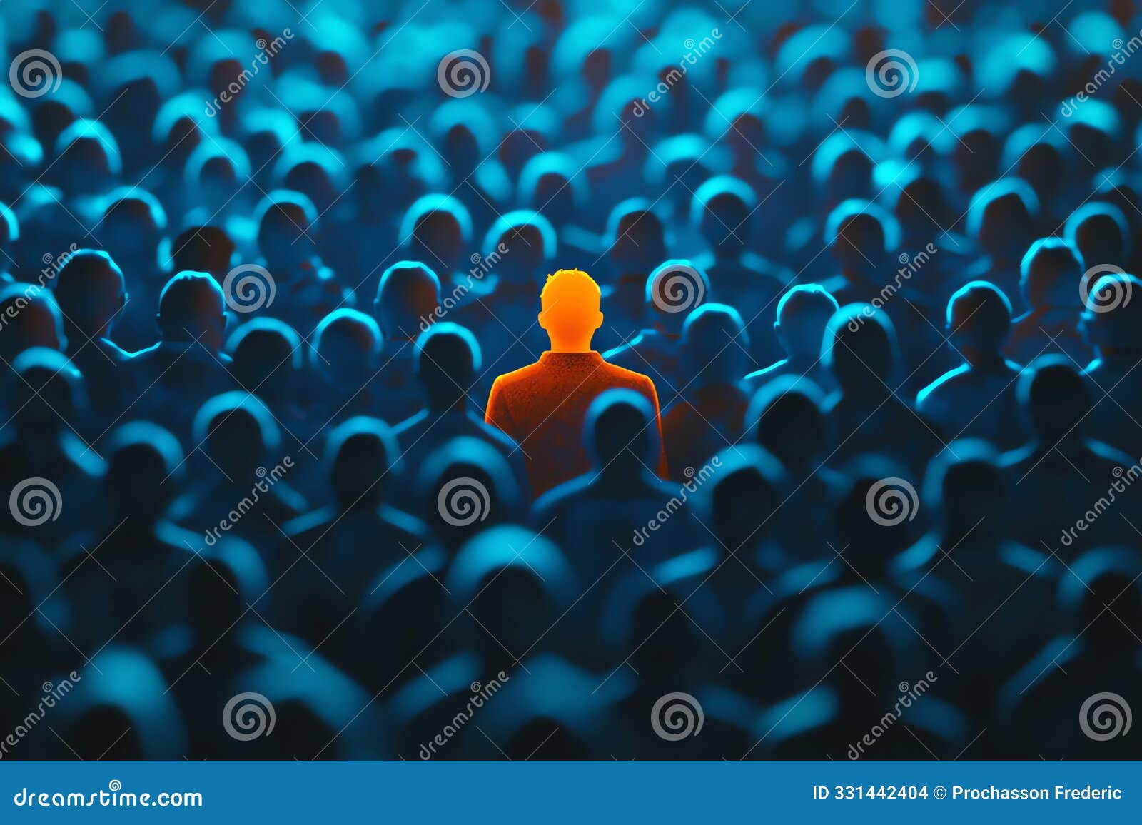 Visual Metaphor Symbolizes Individuality, AI Generated Stock Photo ...