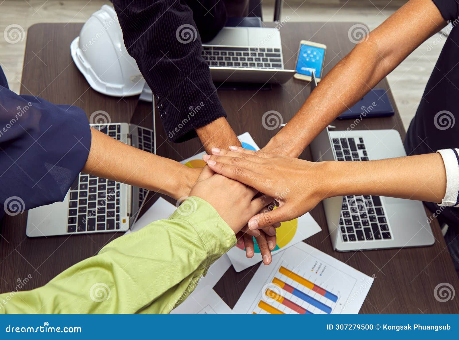 A Visual Metaphor for Teamwork and Equality in the Workplace Join Hands ...