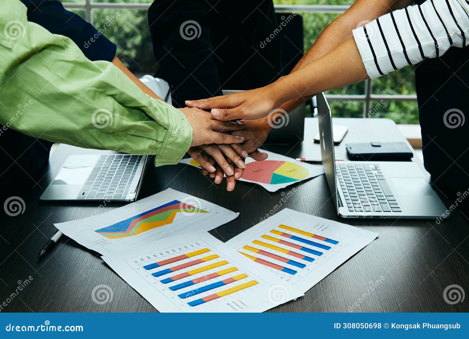 A Visual Metaphor for Teamwork and Equality in the Workplace Join Hands ...