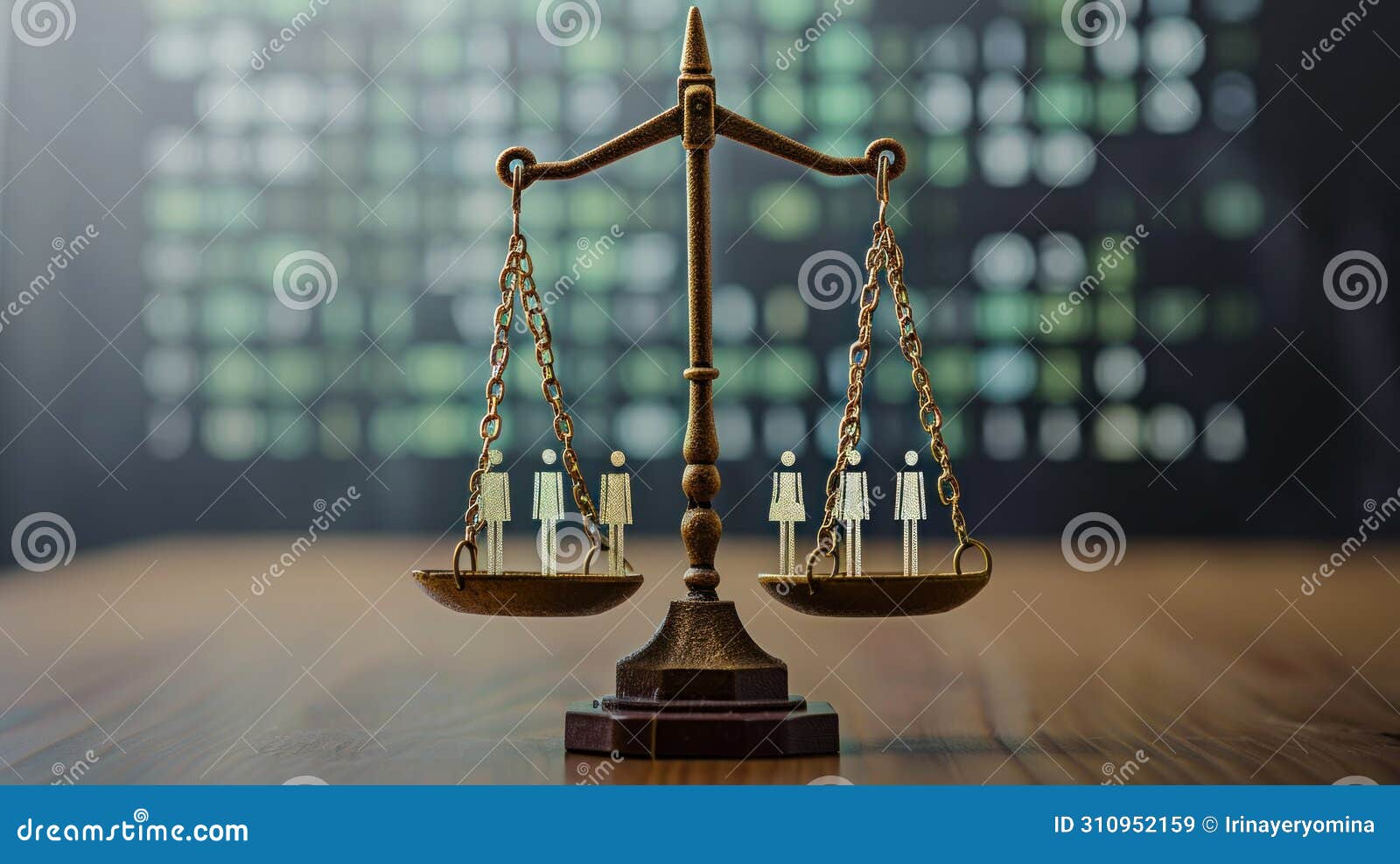 Visual Metaphor of Unbalanced Scales with Data and People Imbalance and ...