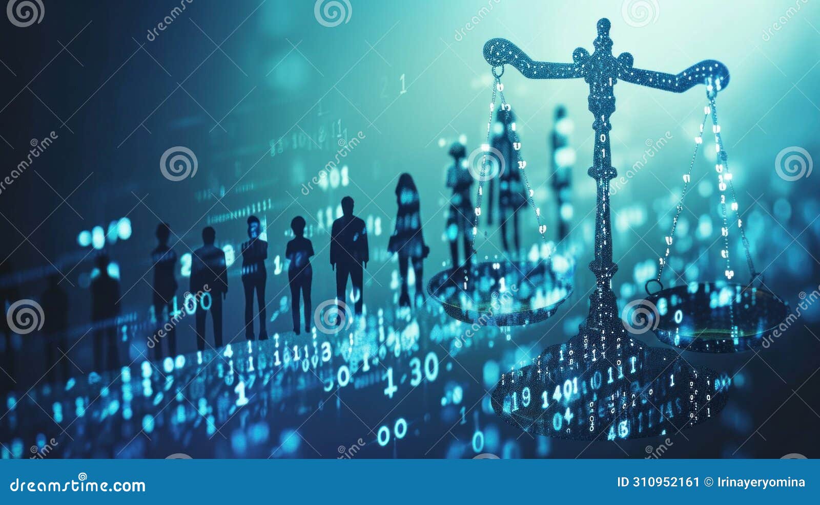 Visual Metaphor of Unbalanced Scales with Data and People Imbalance and ...