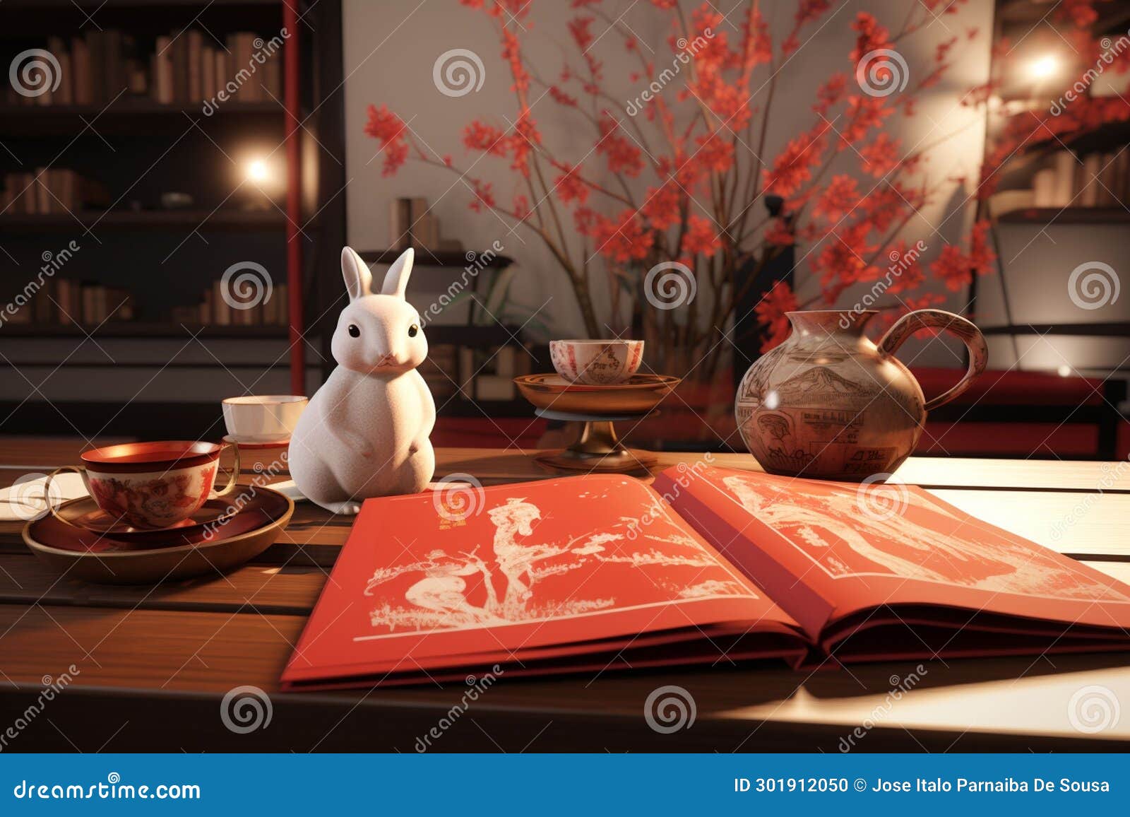 Visual Narratives of a Chinese New Year Stock Illustration ...