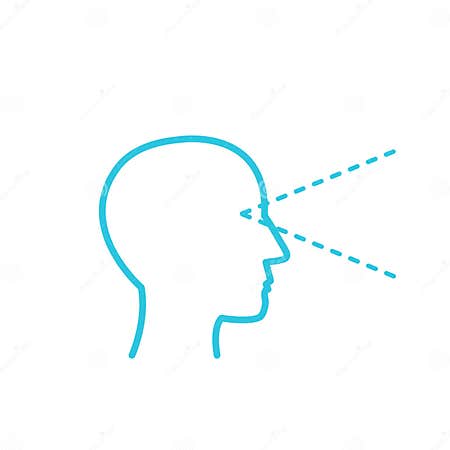 Visual Perception Icon. Isolated on White Background Stock Vector ...