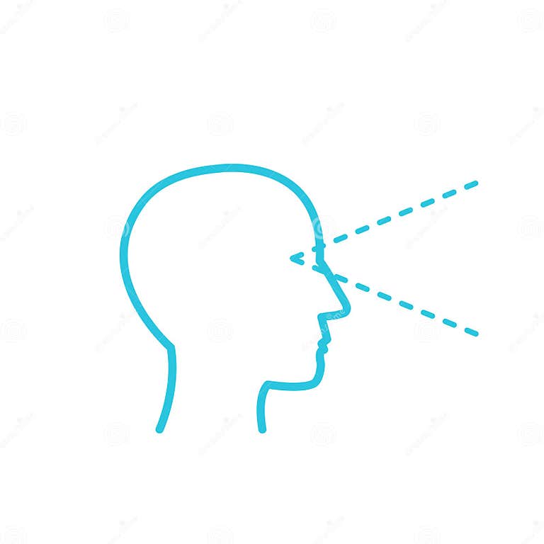Visual Perception Icon. Isolated on White Background Stock Vector ...