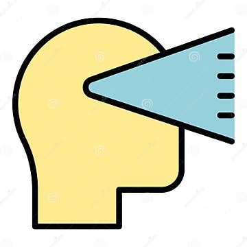 Visual Perception Icon Vector Flat Stock Illustration - Illustration of ...