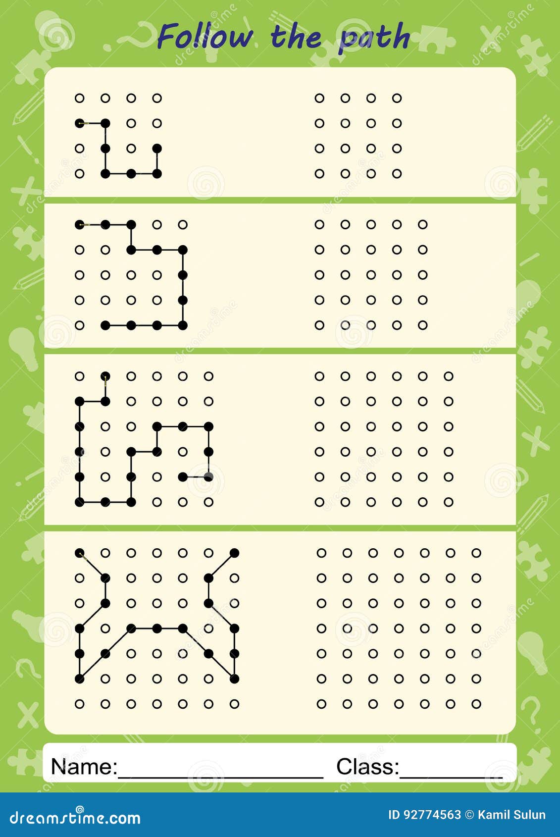 Visual Worksheets Stock Illustrations – 526 Visual Worksheets Stock ...