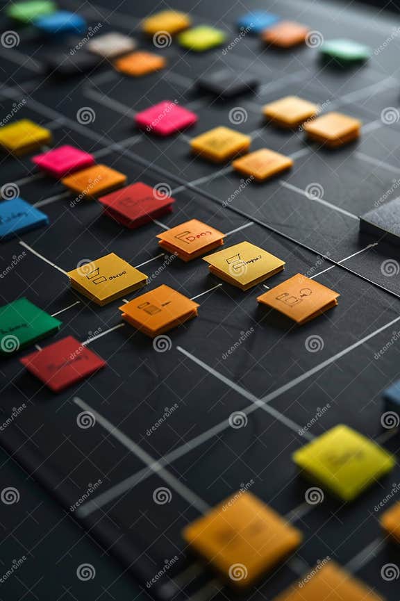Visual Project Management with Kanban Board for Tasks Stock ...
