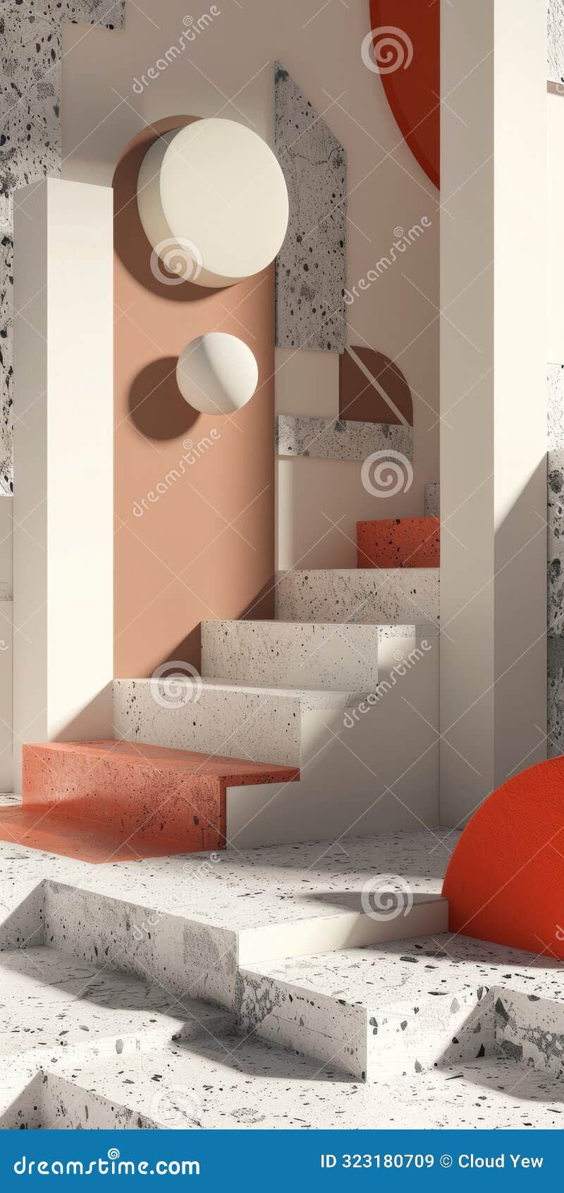 Visual Representation of Abstract Ideas in a Conceptual Mockup. Stock ...