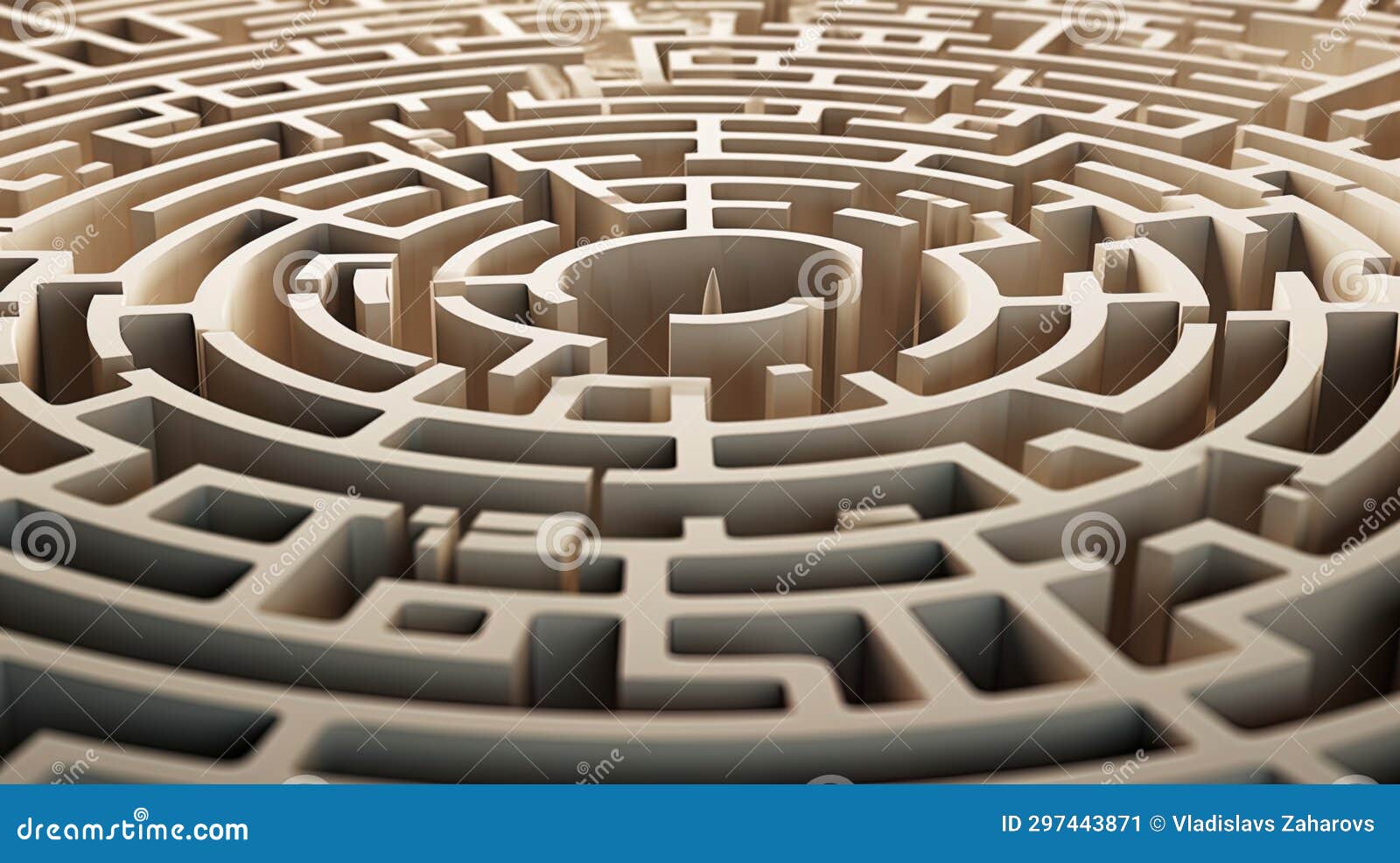 Visual Representation: Abstract Lines and Forms Weave a Labyrinth ...