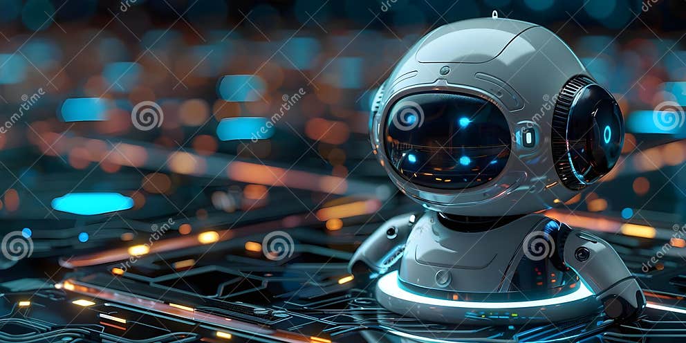 Visual Representation of Advanced Technology: AI Chatbot and Neural ...