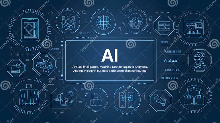 Visual Representation of Artificial Intelligence, Machine Learning ...