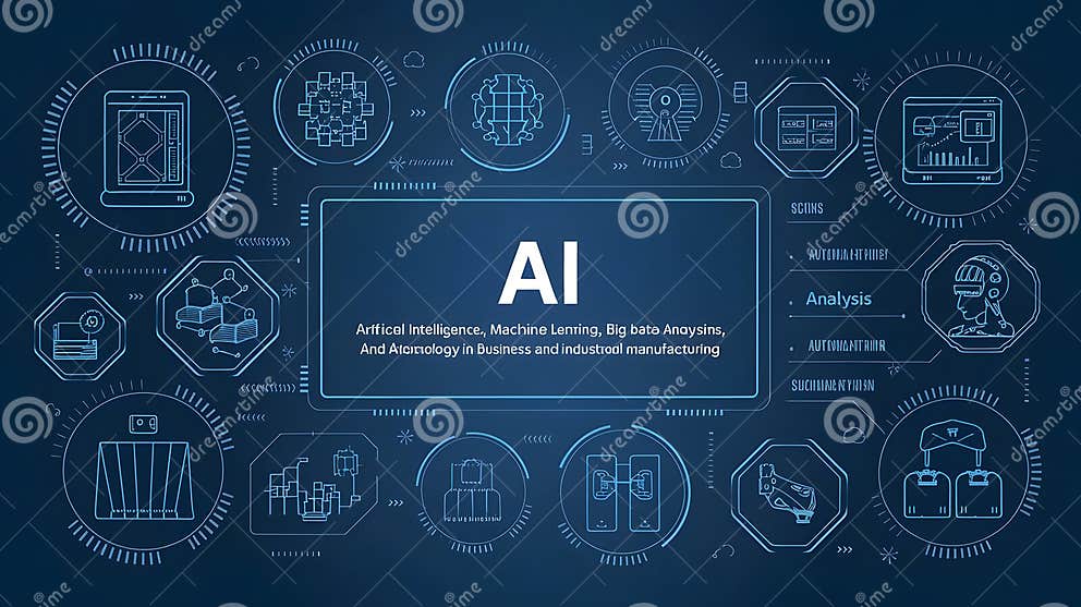 Visual Representation of Artificial Intelligence, Machine Learning ...