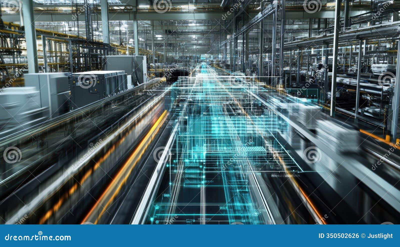 A Visual Representation of Asset Movement through a Production Line ...