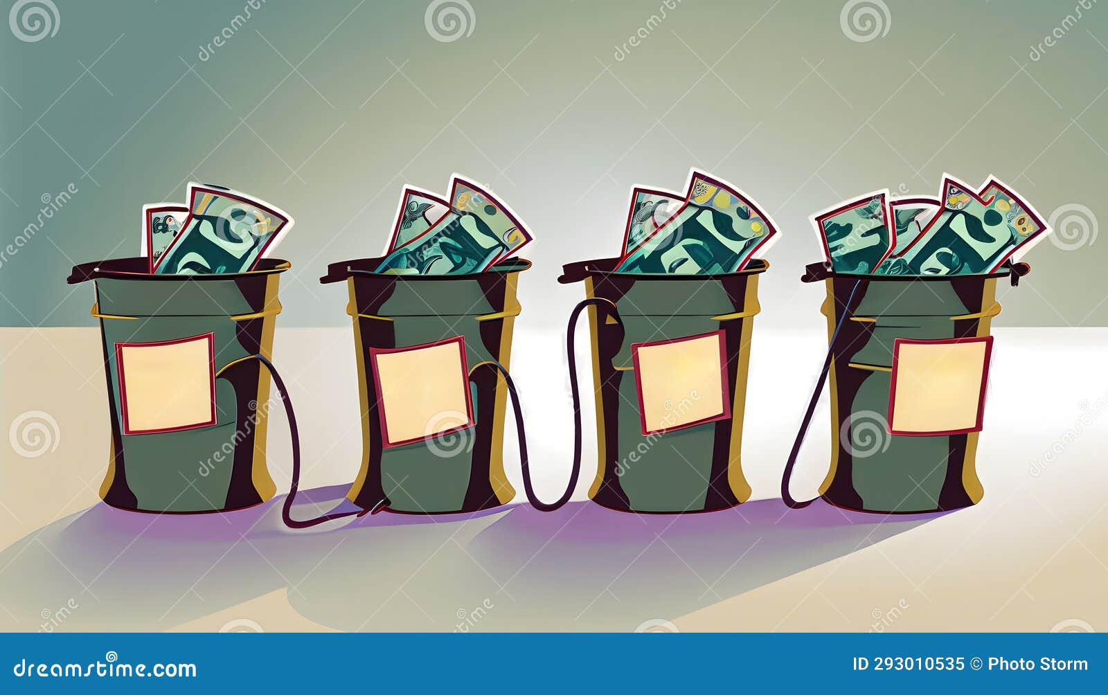 A Visual Representation Of Budget Diversity, Showcasing Different ...