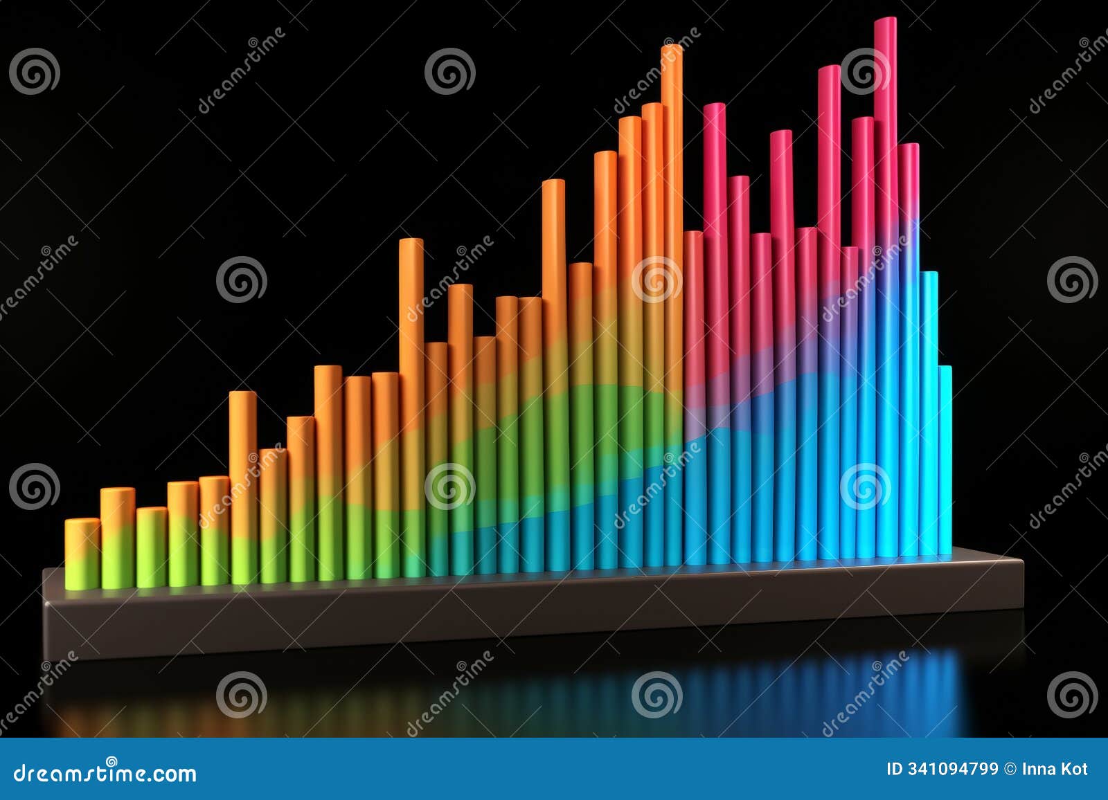 Visual Representation of Business Growth and Teamwork with Arrows ...