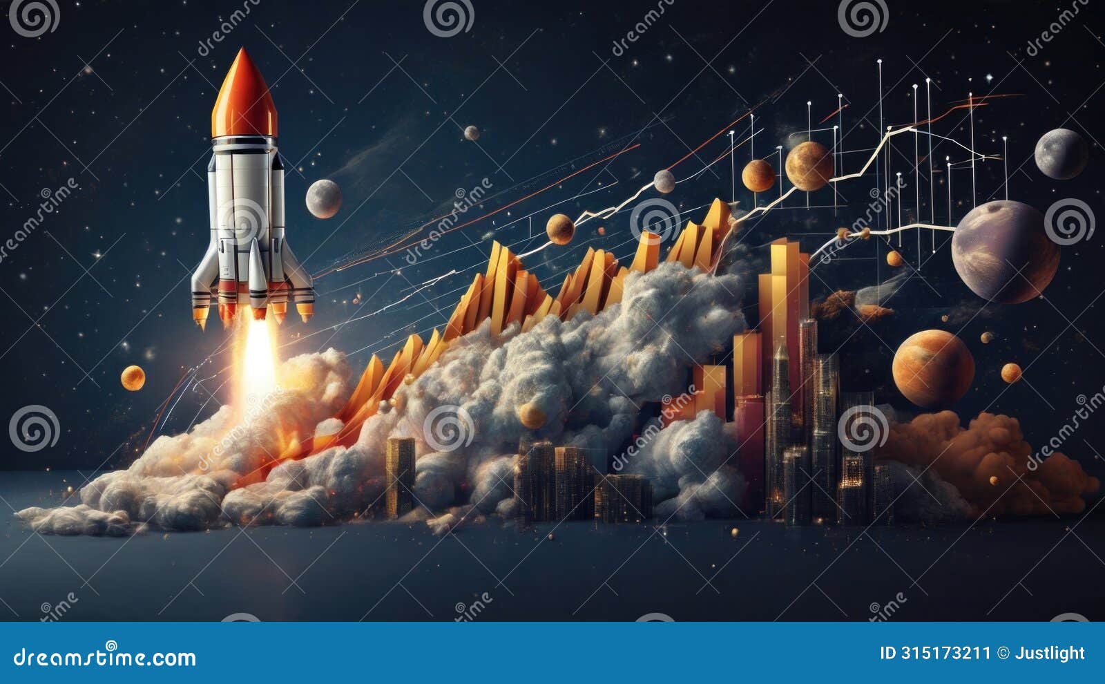 A Visual Representation of a Chart that Showcases the Exponential ...