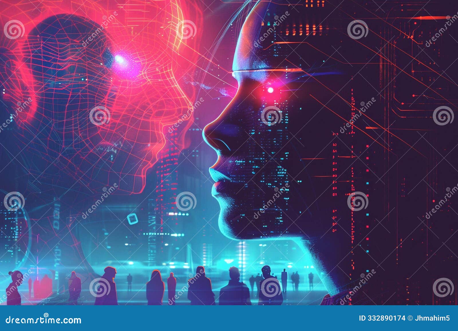 A Visual Representation of the Concept of AI Mitigation Stock ...