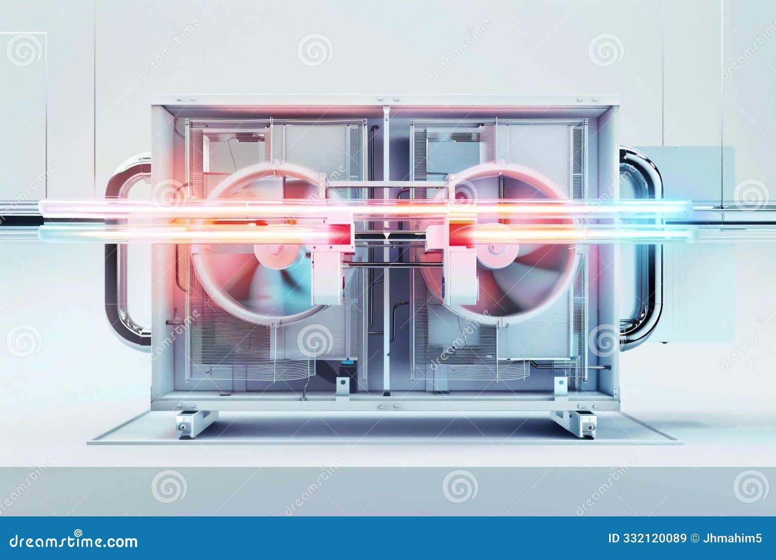 A Visual Representation of the Condensation Process in a Central Air ...