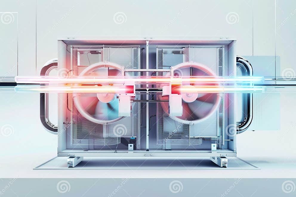 A Visual Representation of the Condensation Process in a Central Air ...