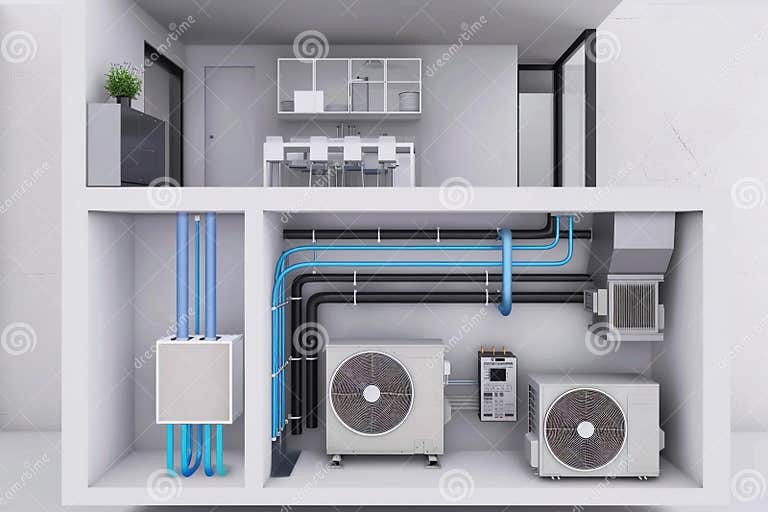 A Visual Representation of the Condensation Process in a Central Air ...
