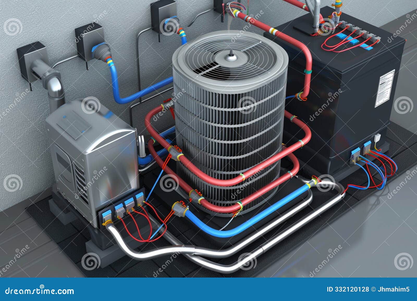 A Visual Representation of the Condensation Process in a Central Air ...